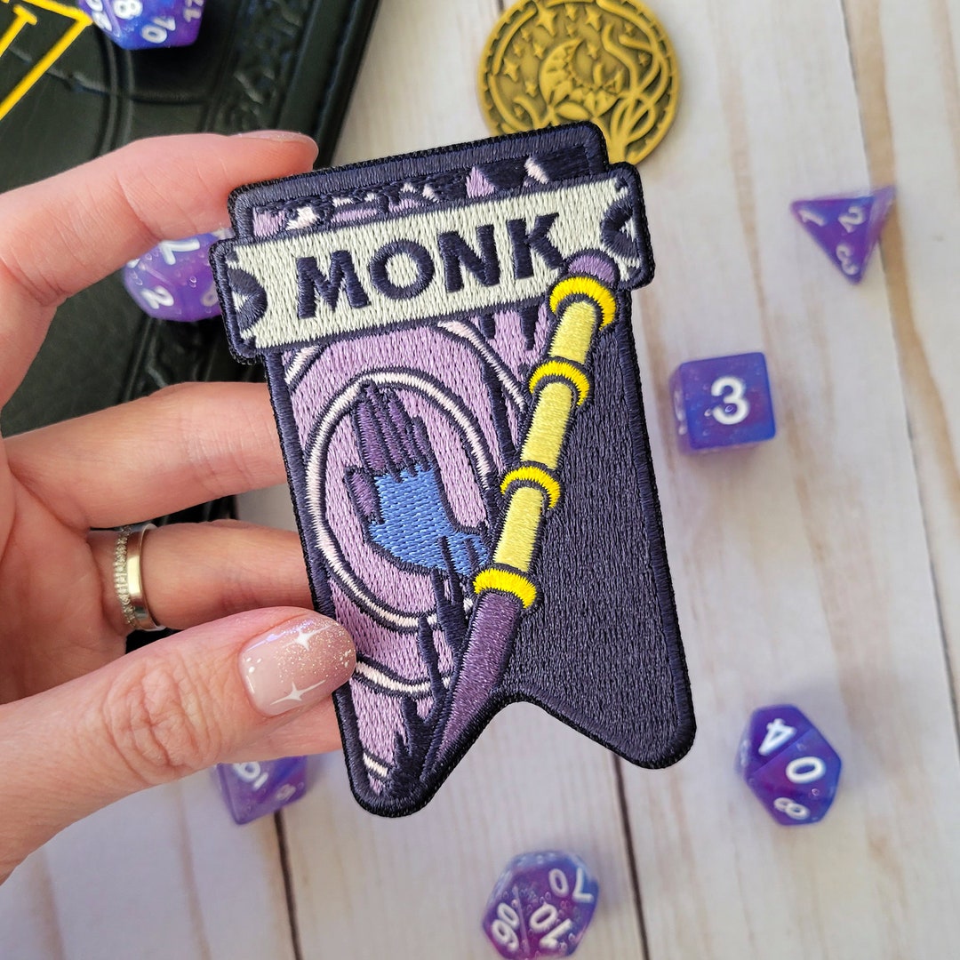 Monk Banner Patch Dungeons and Dragons Patch Dnd Patch - Etsy