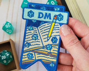 Dungeons and Dragons Patch, Dnd Wizard Patch, Dungeon Master Gift, D&D ...