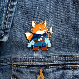 Fox Rogue Enamel Pin, Dungeons and Dragons Enamel Pin, Dnd Rogue Pin - Etsy