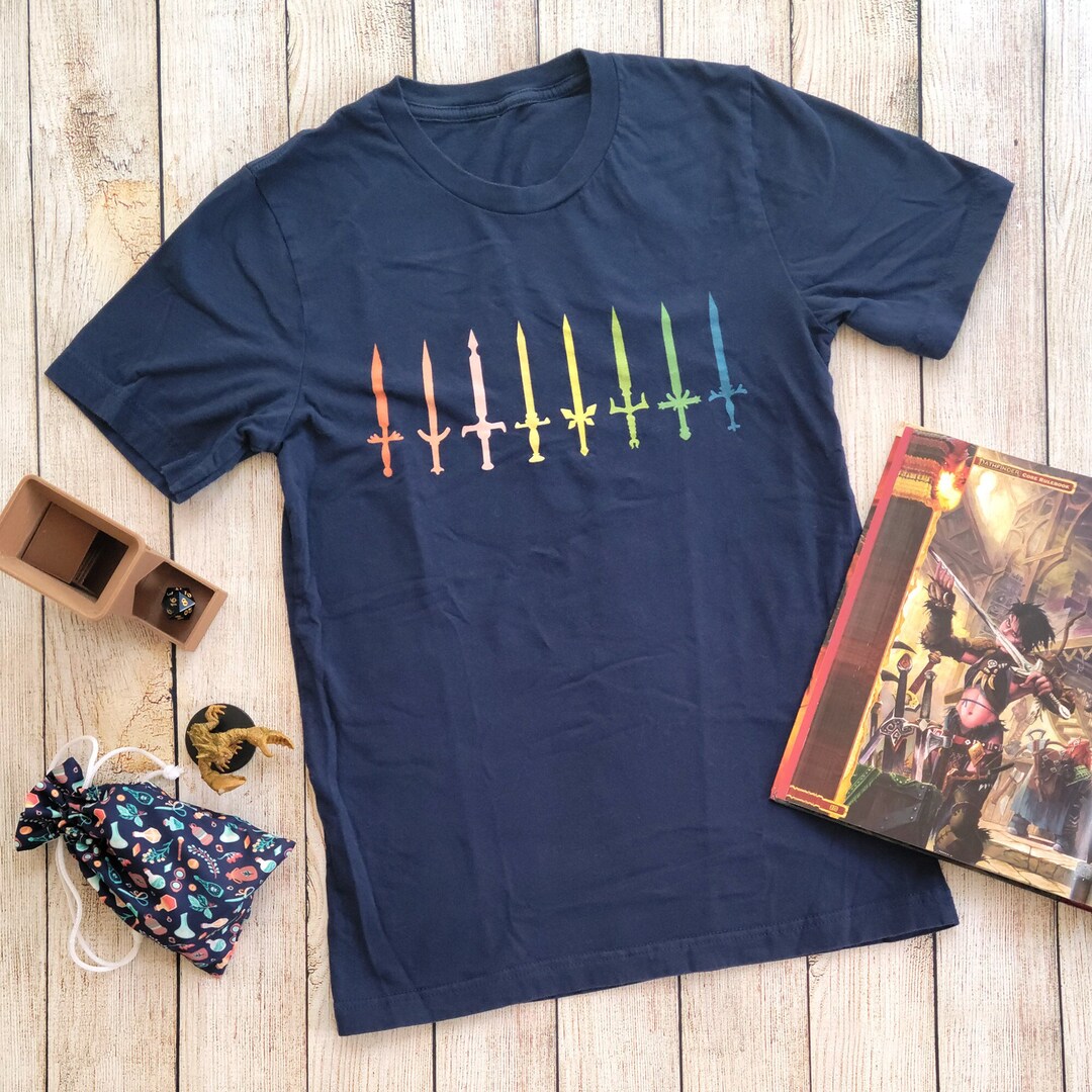 Fighter Swords Shirt, Dungeons and Dragons Shirt, D&D Shirt - Etsy