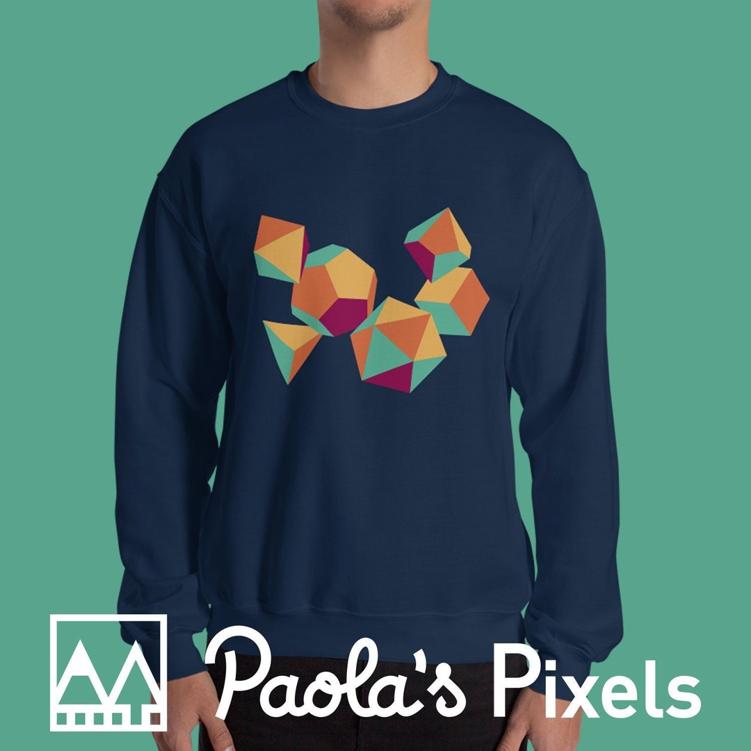 Colorful Dungeons and Dragons Sweatshirt - Geeky Dnd Sweatshirt - Etsy