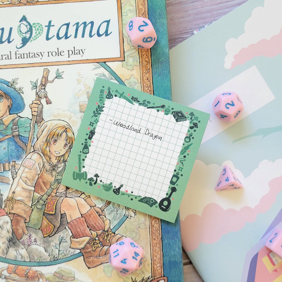 Light Dungeon Post-it Notes, Dungeons and Dragons Sticky Notes, D&D ...