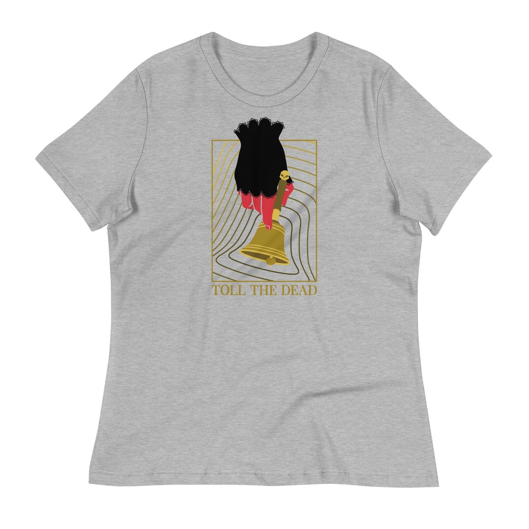 Toll the Dead Women's Shirt, Dungeons and Dragons Shirt, Necromancer ...