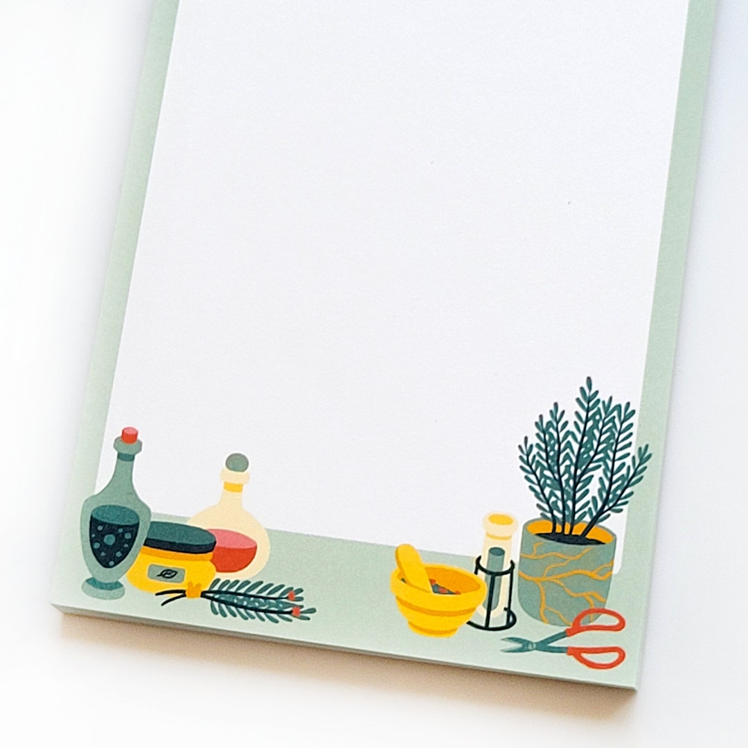 Minty RPG Notes Pad, Alchemist Notepad, Dungeons and Dragons Notepad ...