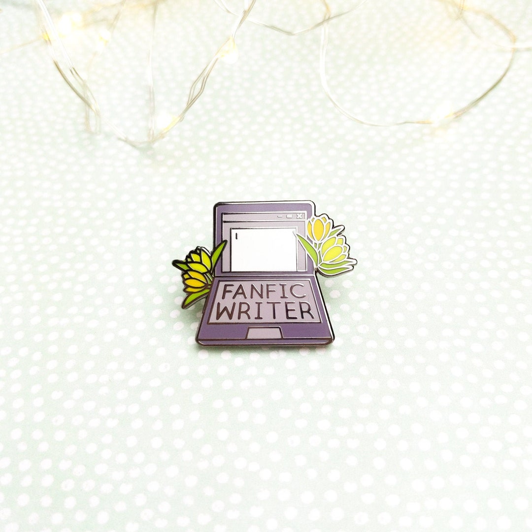 Fanfic Writer Pin, Fandom Enamel Pin, Anime Enamel Pin, Fanfic Writer ...
