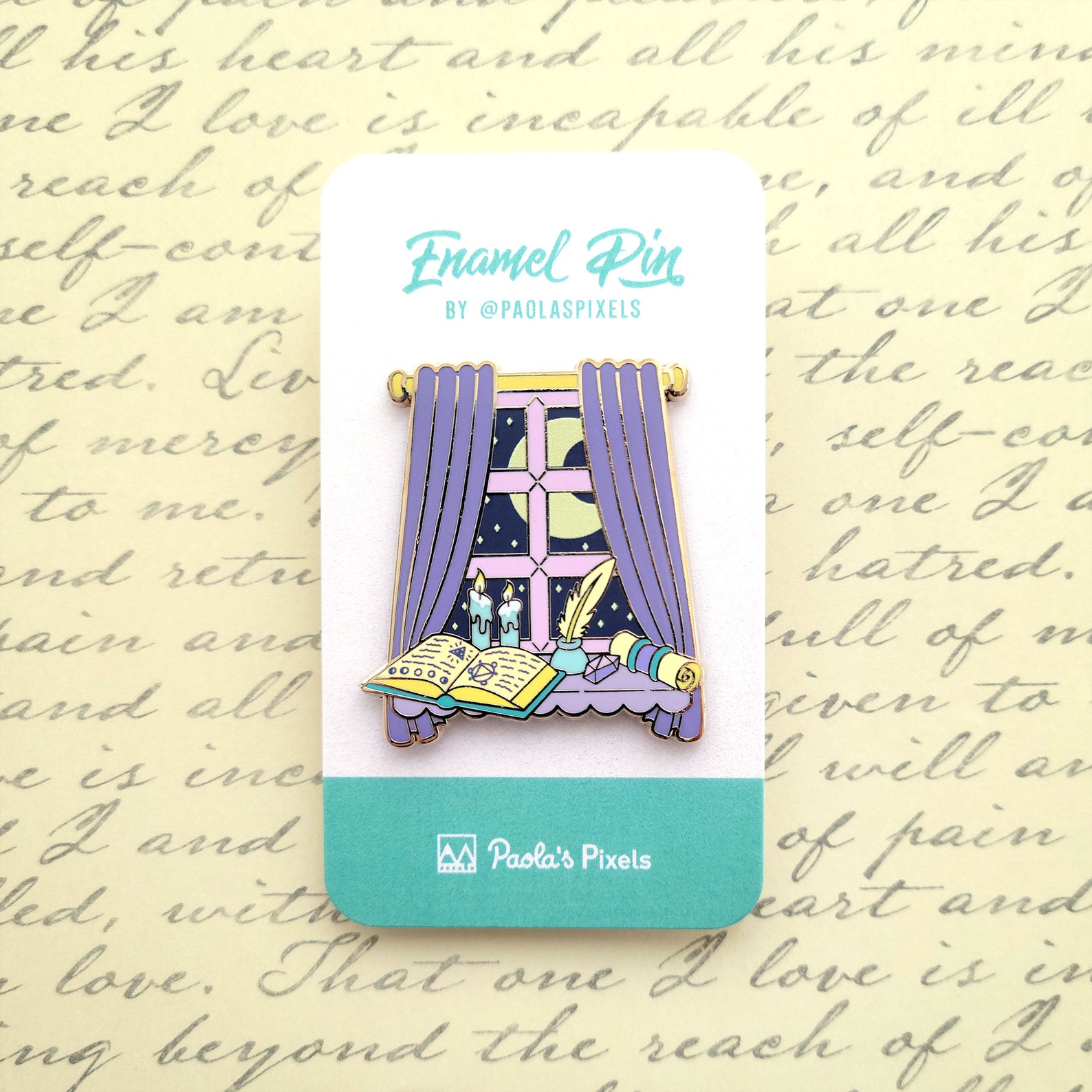 Wizard Window Pin Dnd Enamel Pin Tabletop RPG Pin D&D Pin - Etsy