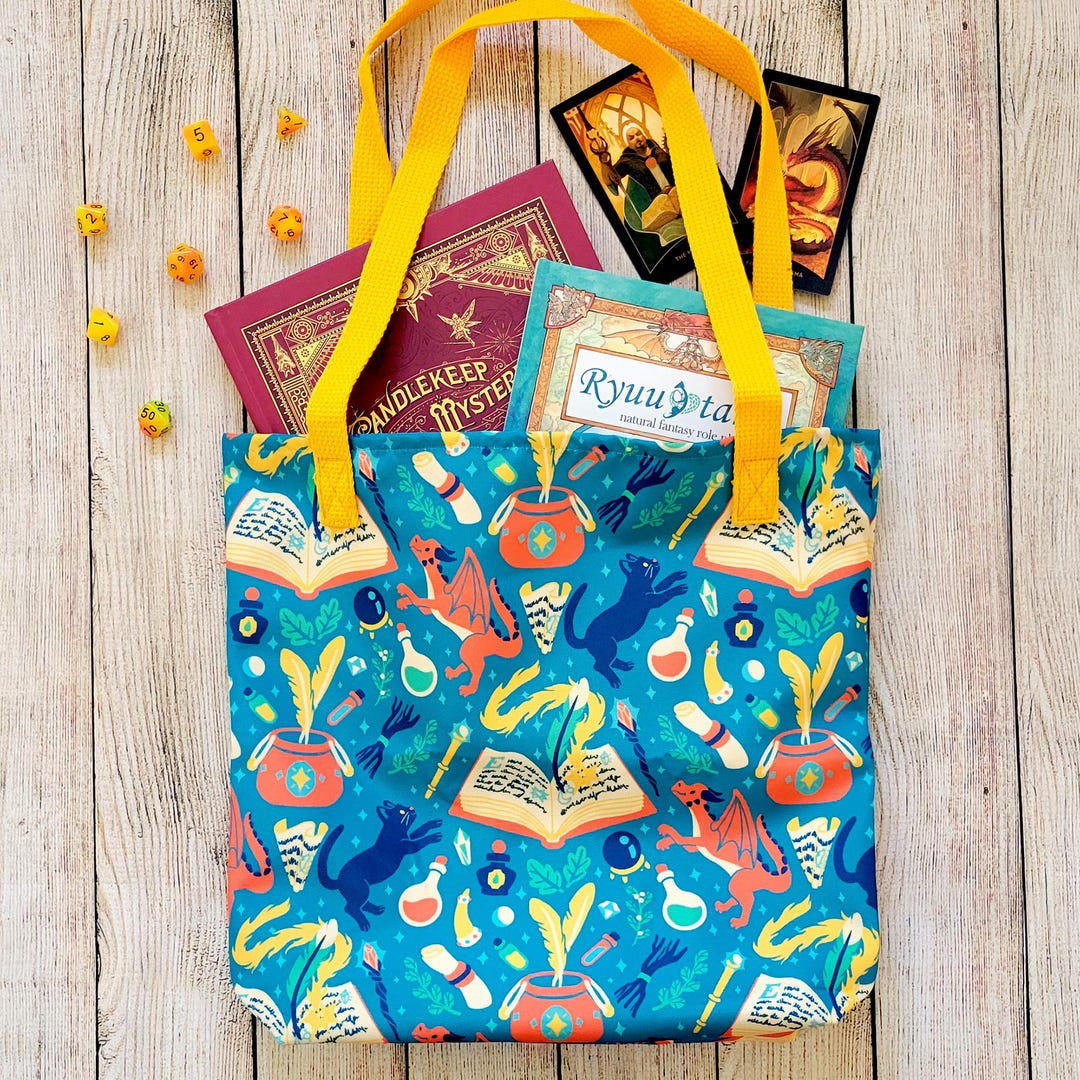 Wizard's Workshop Tote Bag: Dungeons and Dragons Merch - Etsy
