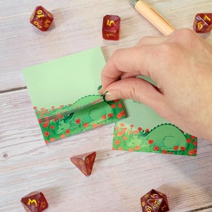 Sleeping Dragon Post-it Notes, Dungeons and Dragons Sticky Notes, D&D ...