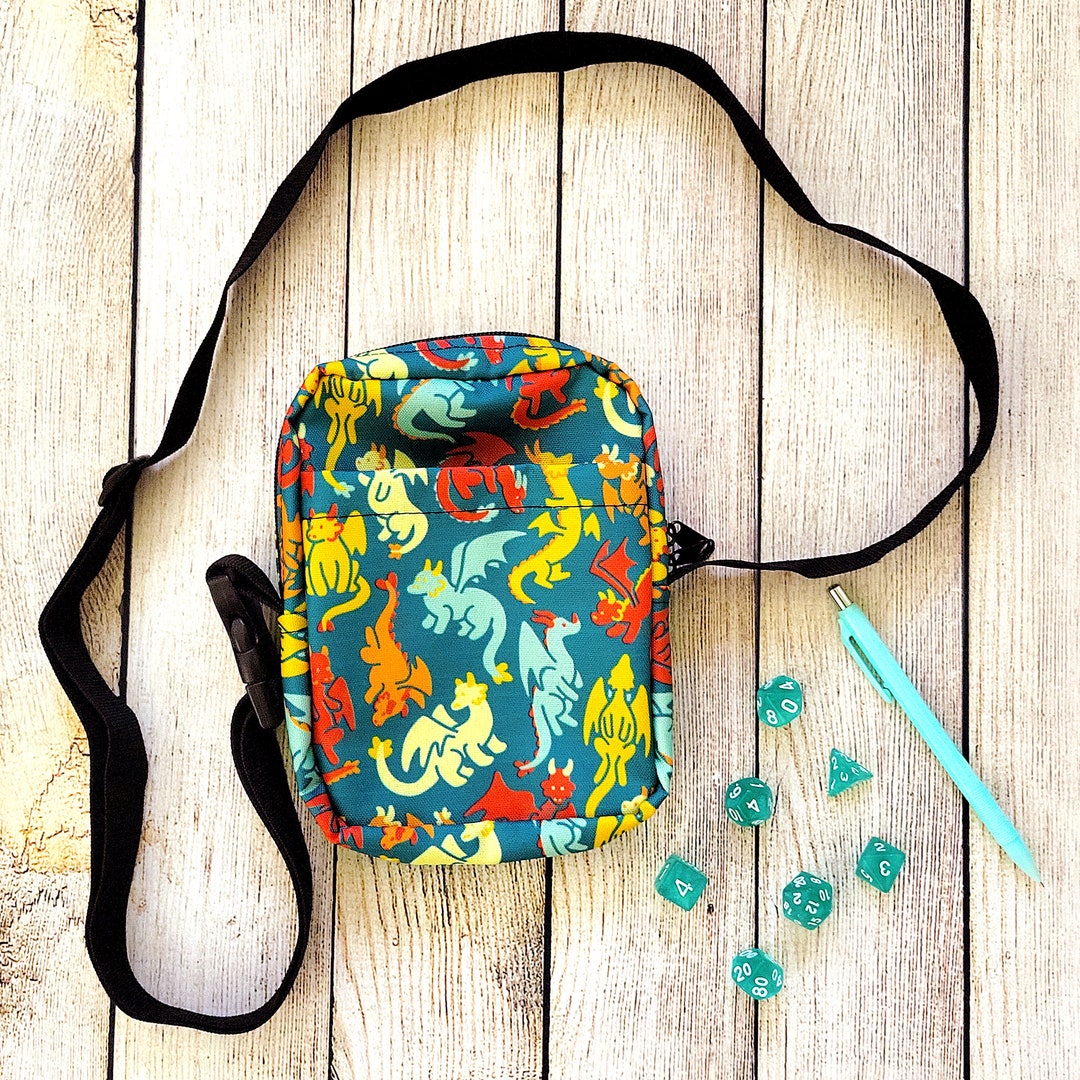 Dragons Crossbody Bag, Dungeons and Dragons Bag, Geeky Festival Bag - Etsy