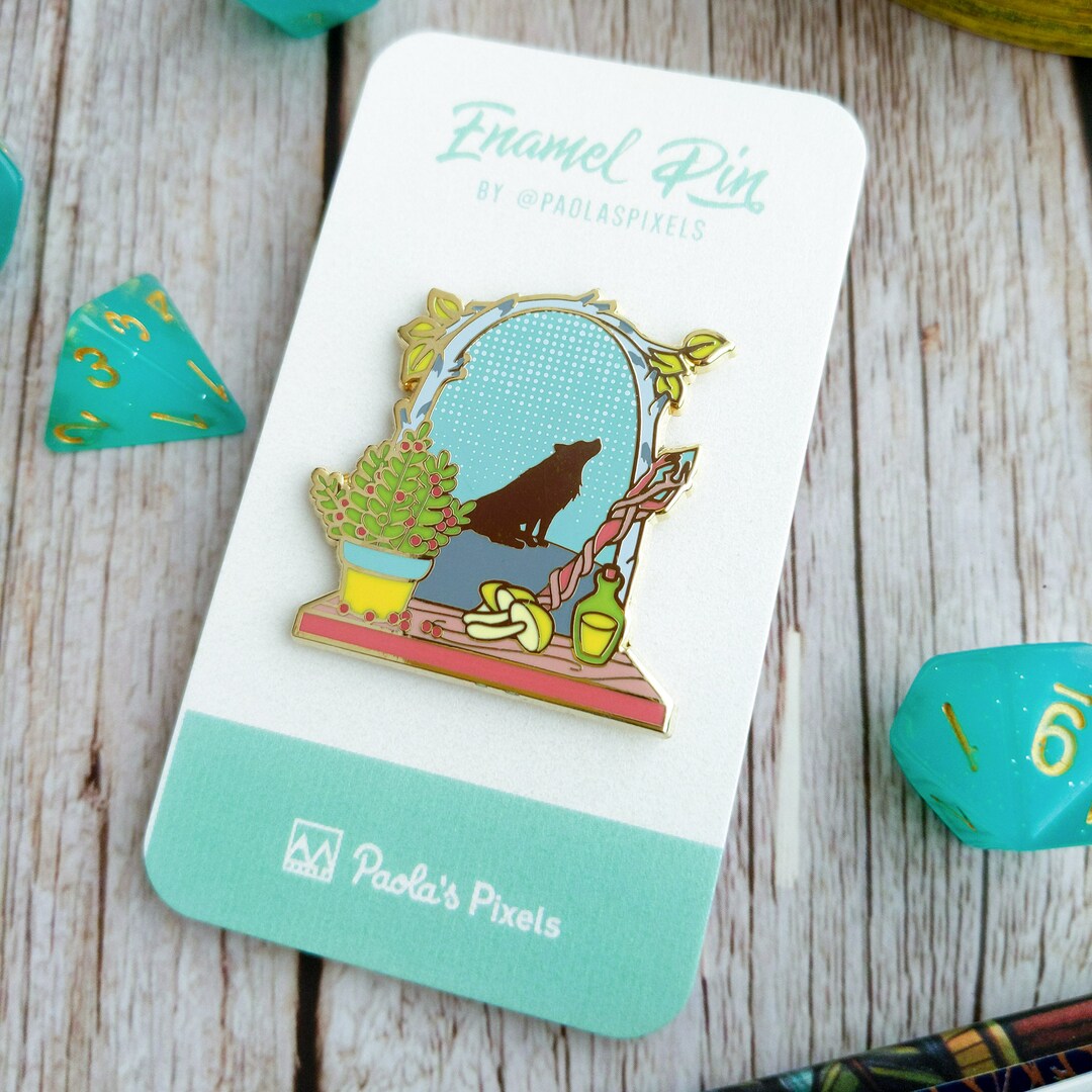 Druid Dungeons and Dragons Pin, the Bard Window, Dnd Enamel Pin ...