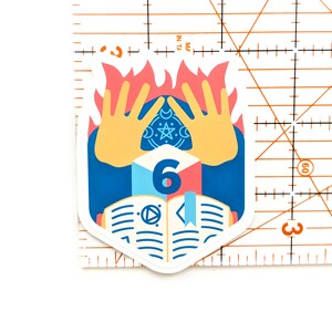 Wizard Sticker - Dungeons and Dragons Sticker - 3 Inch Dnd Sticker - Etsy