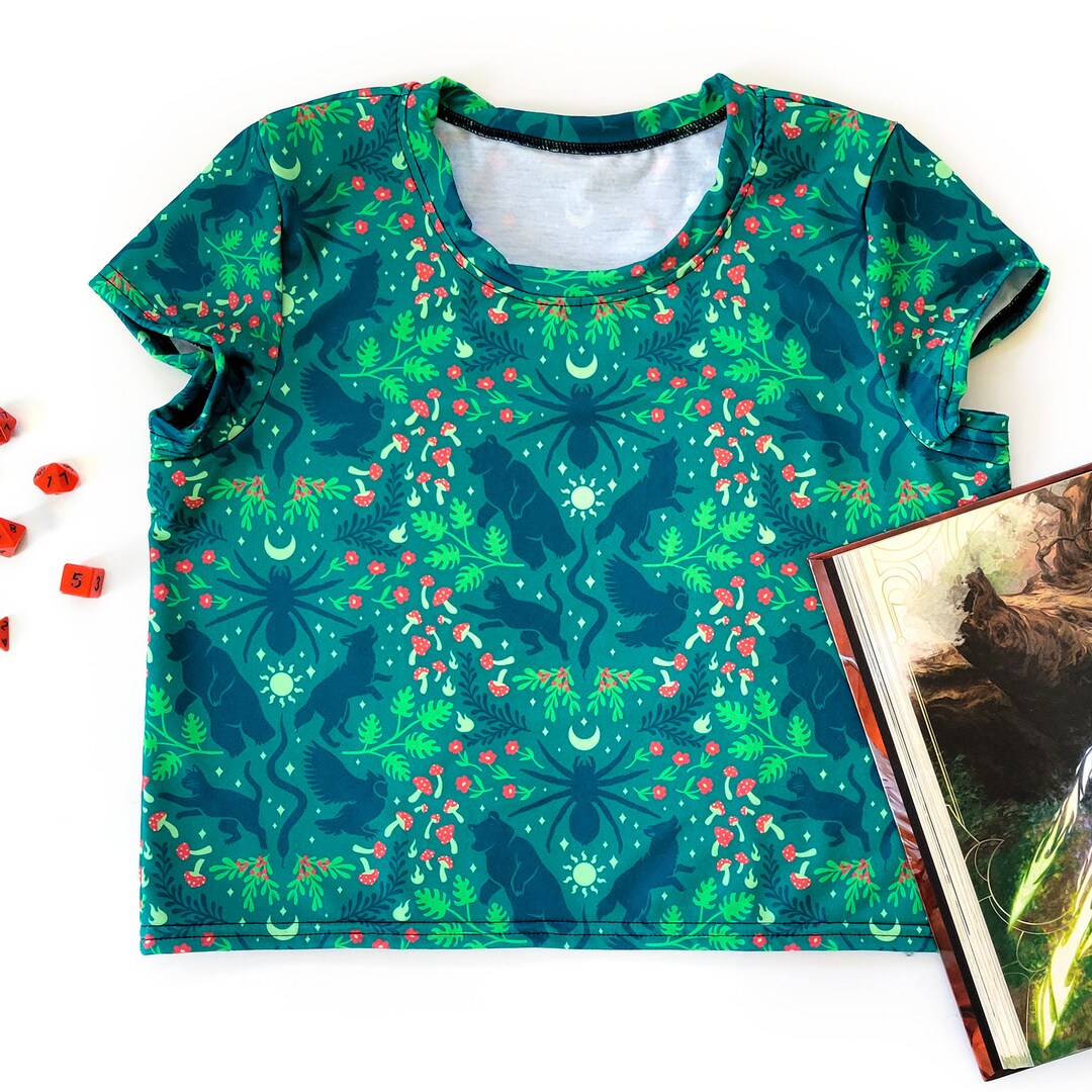 Druid Wild Shape Crop Top, Dungeons and Dragons Top, D&D Crop Top - Etsy