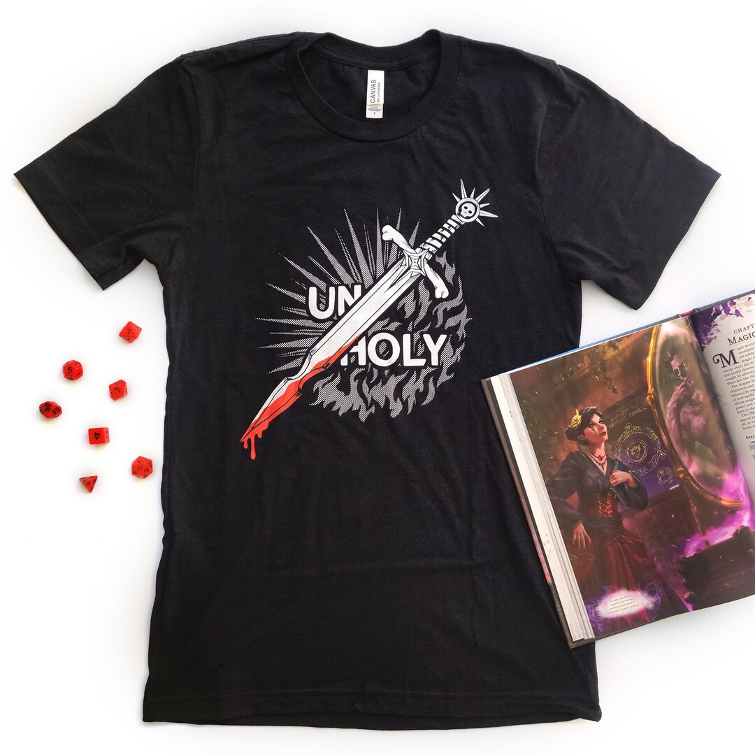 Unholy Shirt, Dungeons and Dragons Shirt, Oathbreaker Paladin Shirt - Etsy