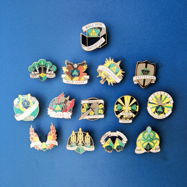 Dungeons and Dragons Wild Shape Pin Druid Dnd Enamel Pin | Etsy