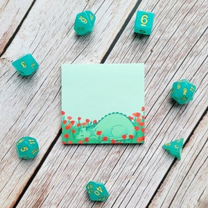 Sleeping Dragon Post-it Notes, Dungeons and Dragons Sticky Notes, D&D ...