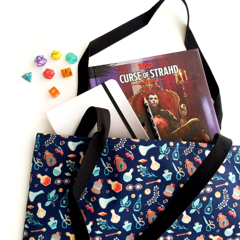 Alchemist Dungeons and Dragons Tote Bag Dnd Bag - Etsy