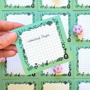 Light Dungeon Post-it Notes, Dungeons and Dragons Sticky Notes, D&D ...