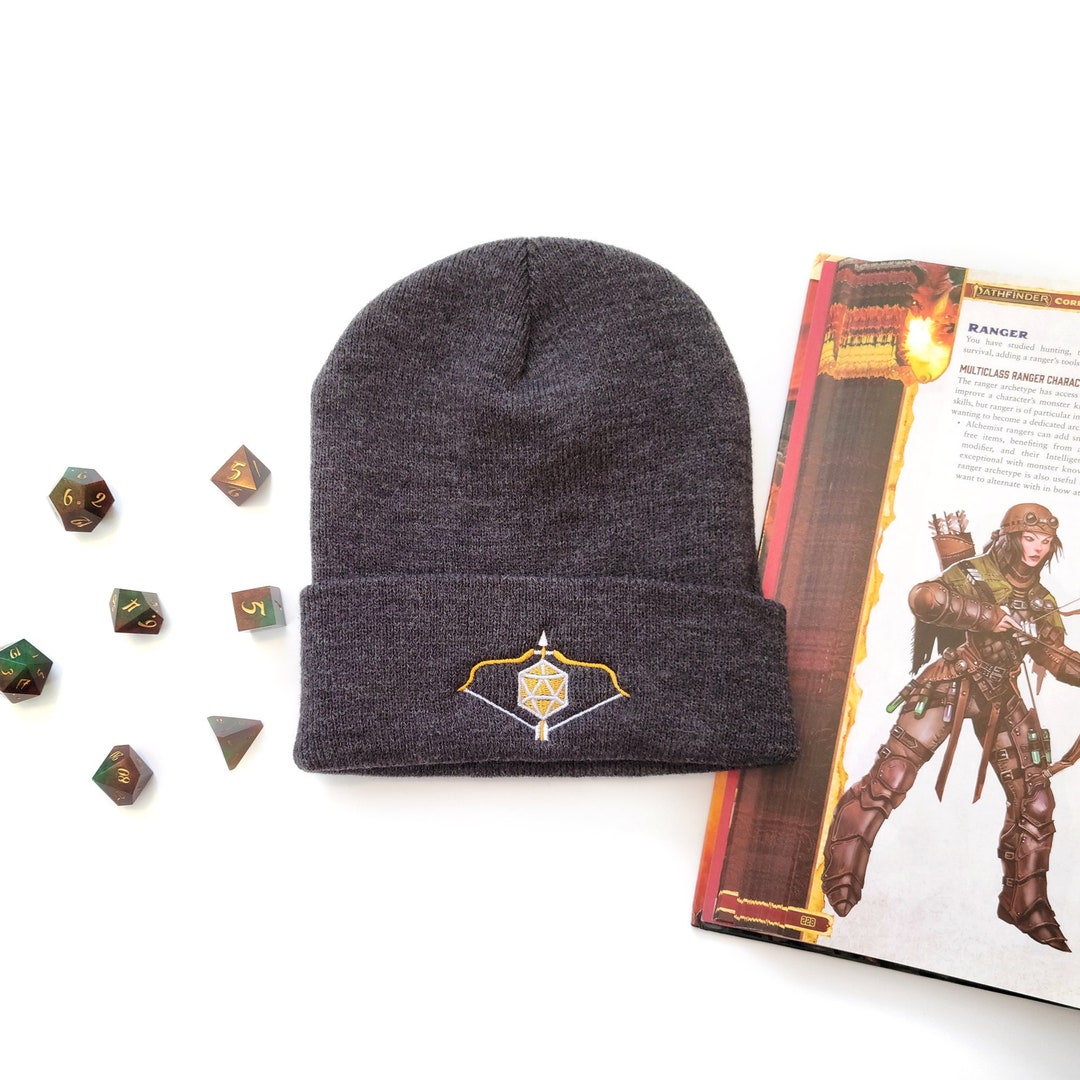 Bow and Arrow Beanie, Dungeons and Dragons Beanie, Pathfinder Hat ...
