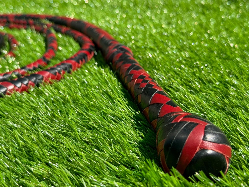 Bull Whip 04 to 16 Feet 16 Strands Real Handmade Kangaroo Hide Leather ...