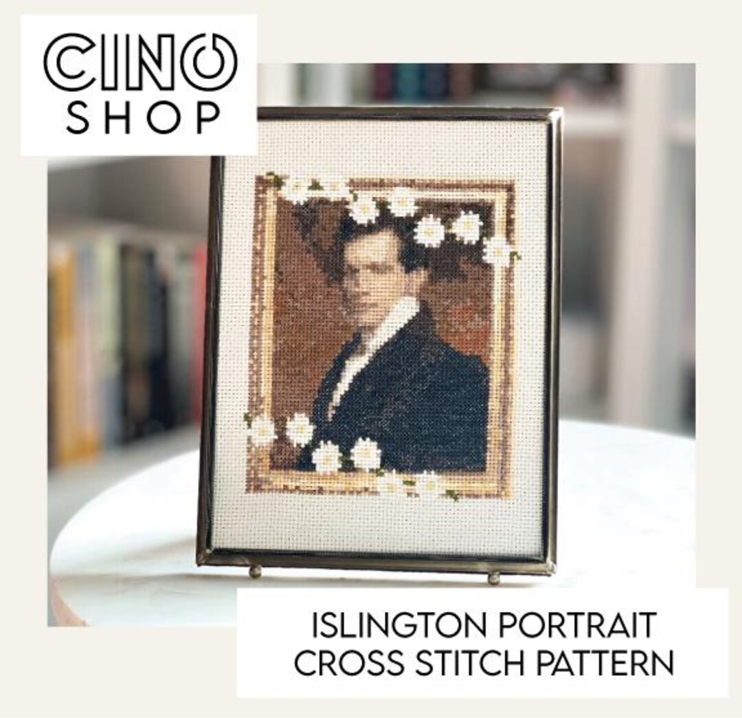 Islington Portrait Cross Stitch PDF PATTERN Emma Lion - Etsy