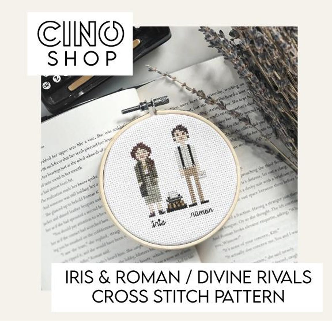 Iris & Roman Divine Rivals Cross Stitch PDF PATTERN - Etsy