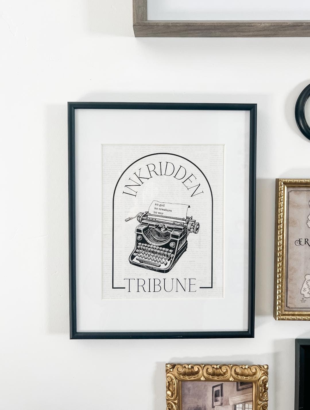 Inkridden Tribune PDF Printable Wall Art Print - Etsy