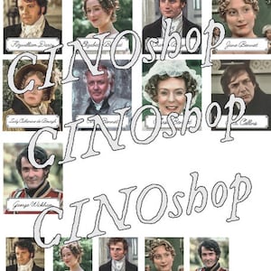 ADD_ON BBC Pride and Prejudice Characters-jane Austen Character Game ...