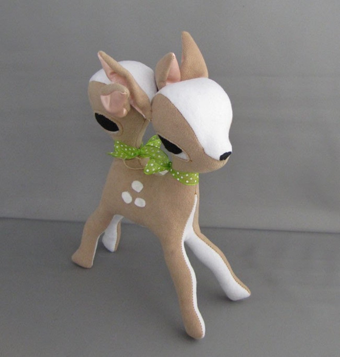 Two Headed Fawn Double Ended Deer Made to Order Conjoined | Etsy UK