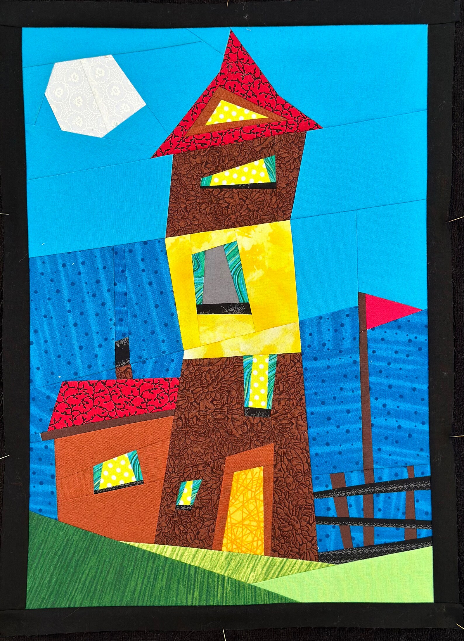 DREAM LOOKOUT, Wonky Towers 3 Foundation Paper Piecing PDF Pattern. Fun ...