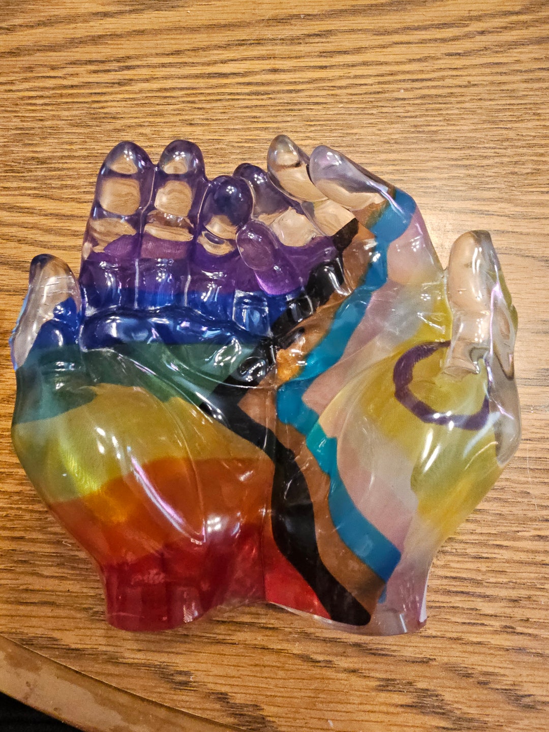 Resin Pride Flag Hands - Etsy
