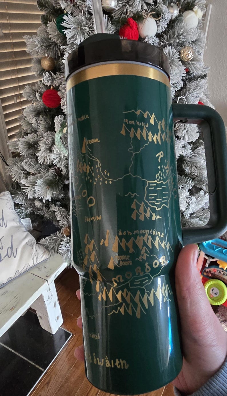 LOTR Personalized Engraved (stanley/simple Modern) 30-40z Tumbler - Etsy