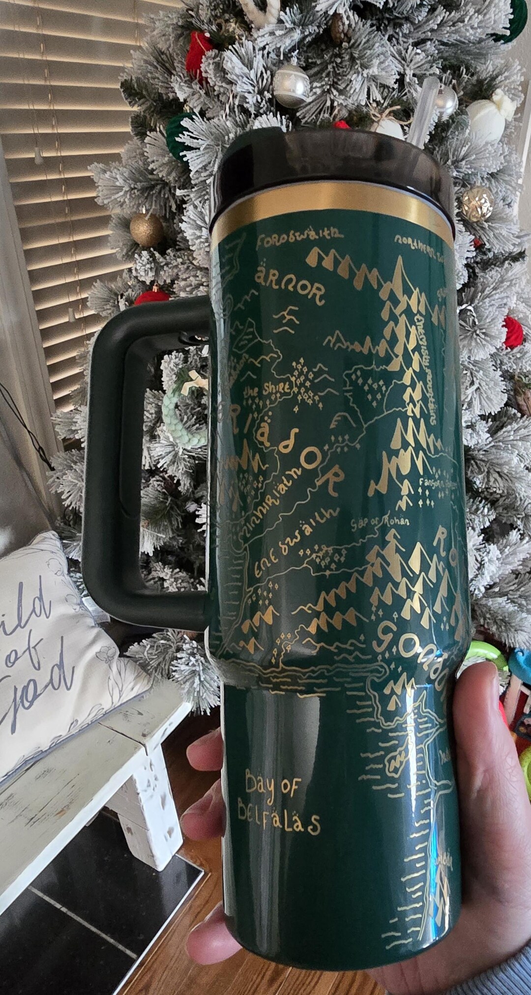 LOTR Personalized Engraved (stanley/simple Modern) 30-40z Tumbler - Etsy