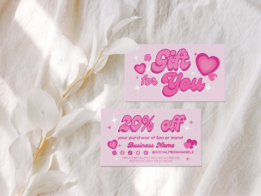 Beauty Salon Coupon Card Canva Template, DIY Printable Editable Hair ...