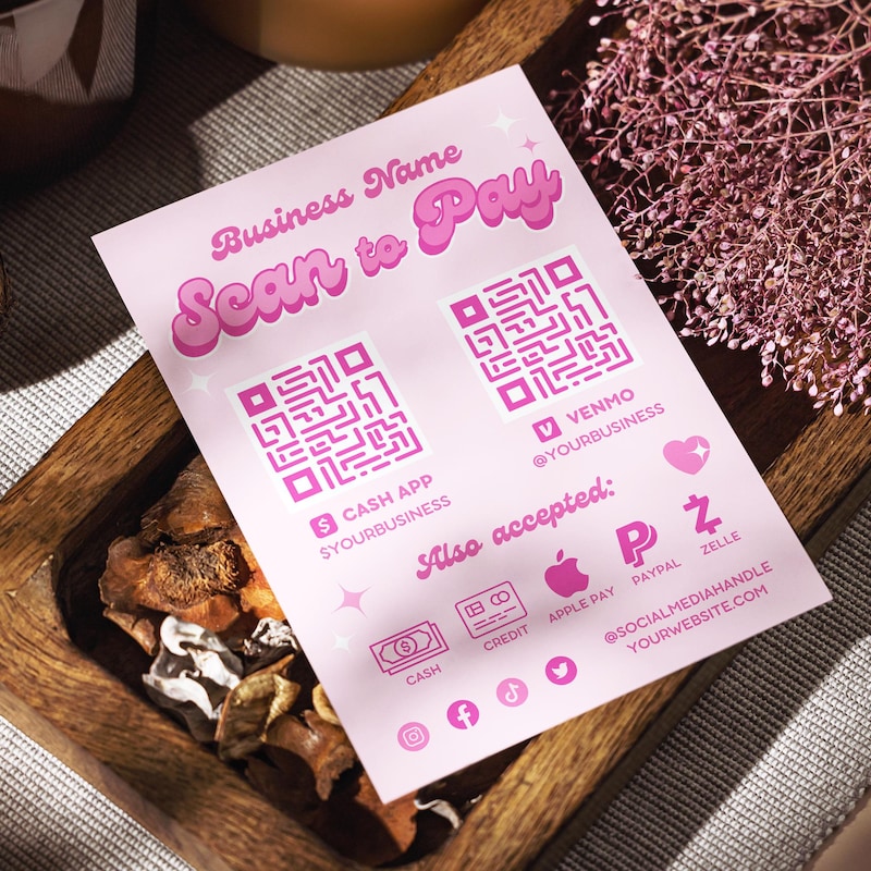 Payment Methods Flyer - Etsy