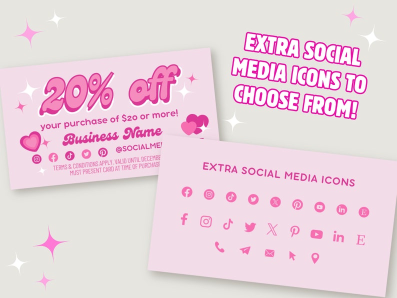 Beauty Salon Coupon Card Canva Template, DIY Printable Editable Hair ...