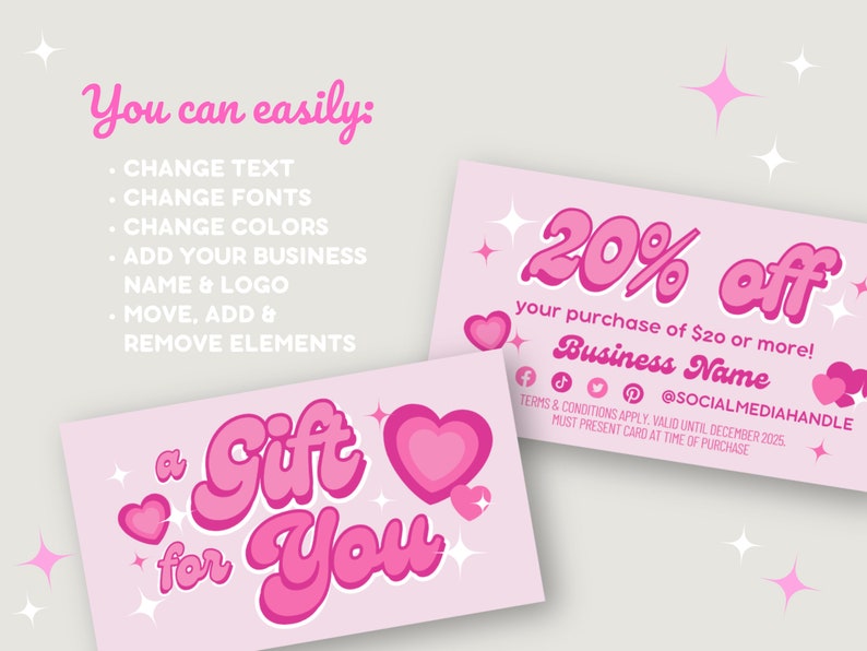Beauty Salon Coupon Card Canva Template, DIY Printable Editable Hair ...