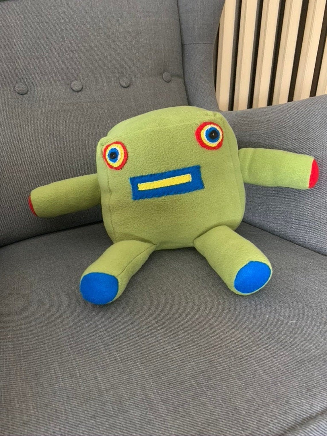 Mr. Squishy Cube Green - Etsy