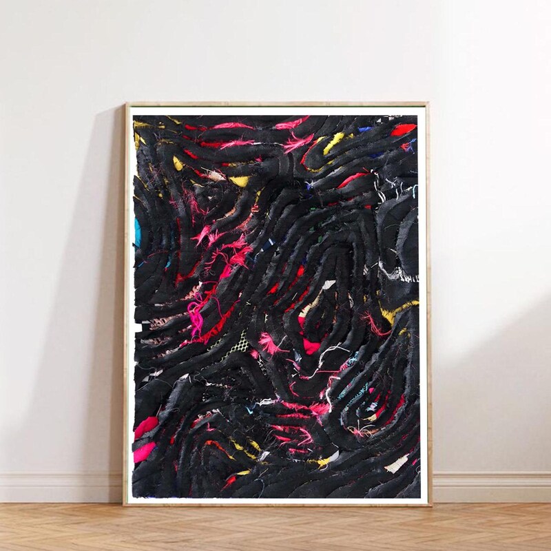 Abstract Textile Art - Etsy