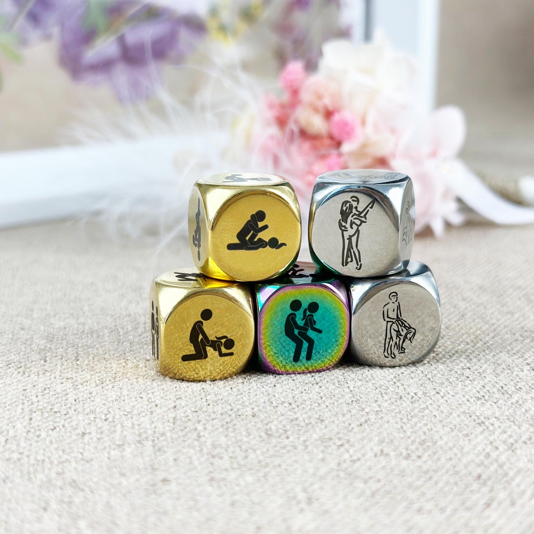 Personalized Sex Position Dice,date Night Gifts,couples Intimate Game,6 ...