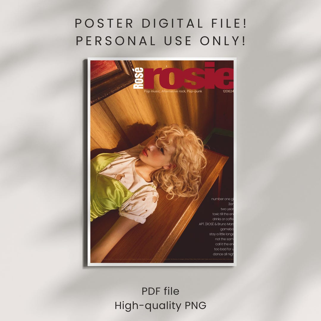 Kpop/pop Album Magazine Cover Poster Design Digital - Etsy