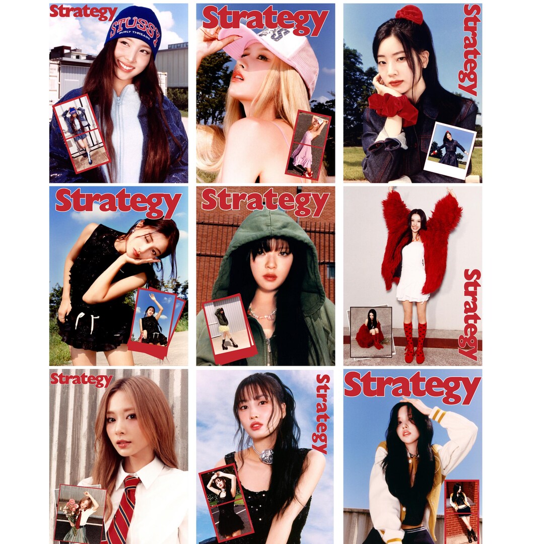Twice Strategy Mini Album Bias Posters - Etsy