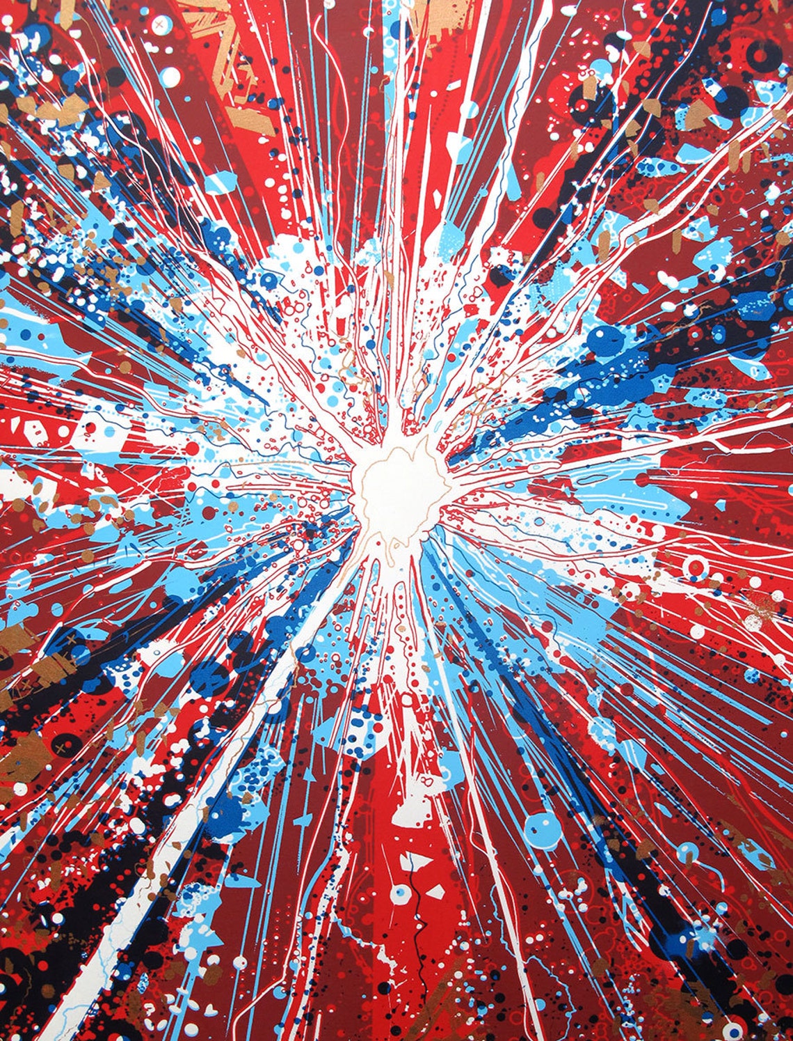 Screen Print Called Boom. Limited Edition Artwork. Handmade - Etsy