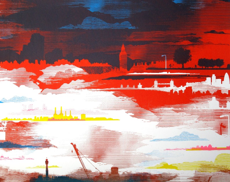 Red Sky at Night - Etsy