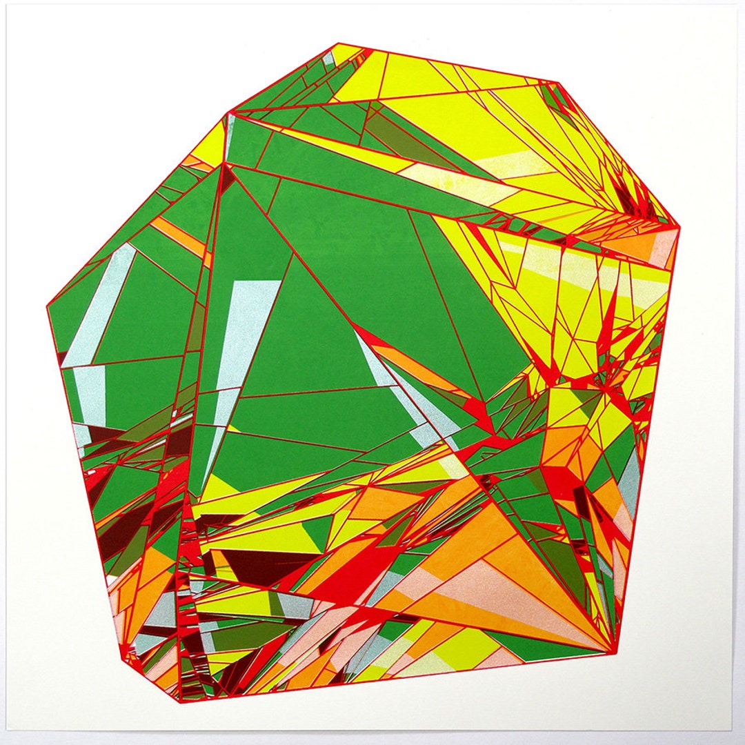 Fractured Crystal - Etsy