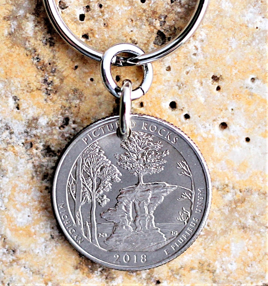 Pictured Rocks National Lakeshore U.S. Commemorative Quarter Michigan ...