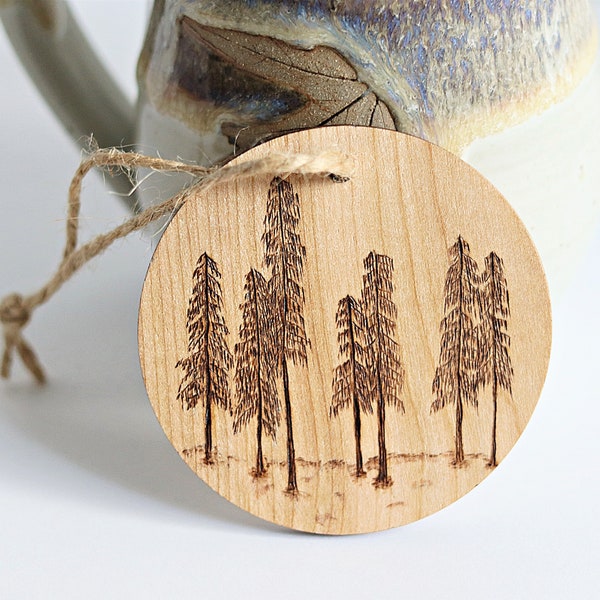 Wood Burned Ornament - Etsy