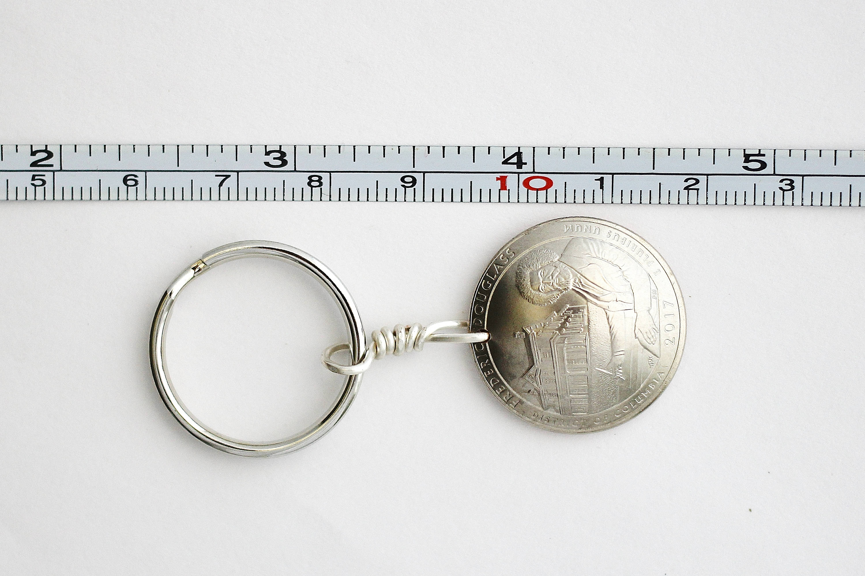 Frederick Douglass Quarter Keychain: 2017 U.S. Commemorative Coin Key ...