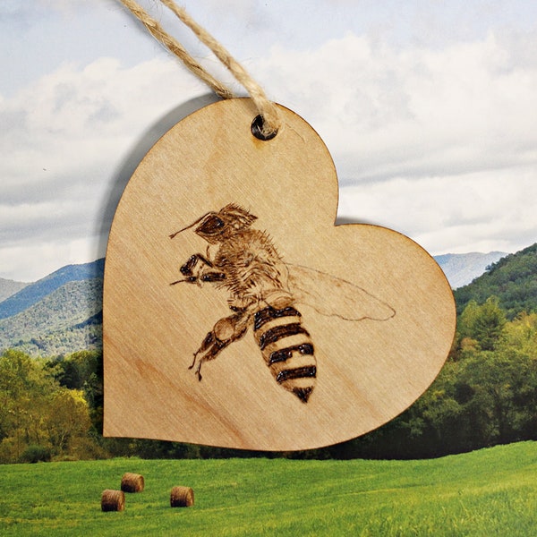 Pyrography Bee - Etsy