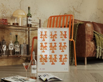 NYC Art Poster 12 Nys by Kimou Meyer grotesk - Etsy