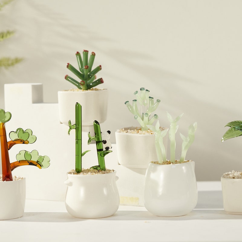 Glass Plants - Etsy